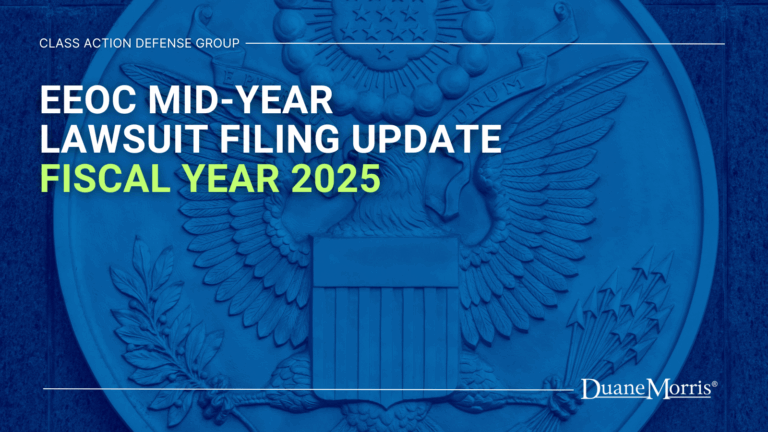 EEOC Mid-Year Lawsuit Filing Update For Fiscal Year 2025 – Class Action ...